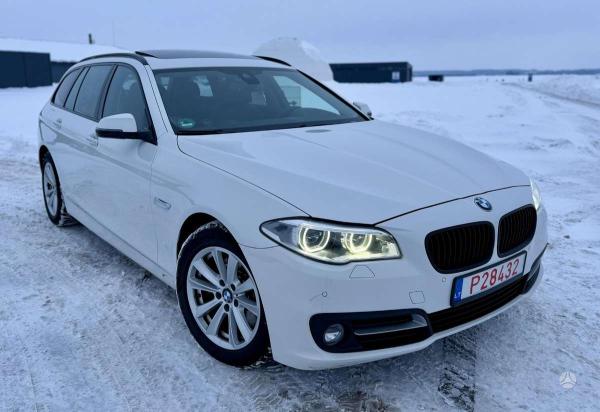 White BMW 530 2014 in Vilnius, with an engine capacity of 2.99 L and mileage of 265 thousand km for 12299 €, photo 2 on AUTOMOTO.COM.LV