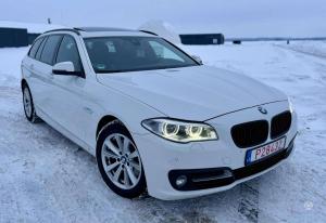 White BMW 530 2014 in Vilnius, with an engine capacity of 2.99 L and mileage of 265 thousand km for 12299 €, photo 2 on AUTOMOTO.COM.LV