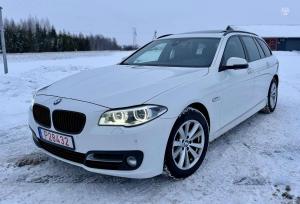 White BMW 530 2014 in Vilnius, with an engine capacity of 2.99 L and mileage of 265 thousand km for 12299 €, photo 5 on AUTOMOTO.COM.LV