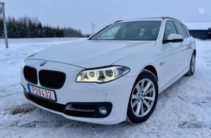 White BMW 530 2014 in Vilnius, with an engine capacity of 2.99 L and mileage of 265 thousand km for 12299 €, photo 6 on AUTOMOTO.COM.LV