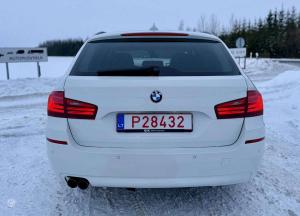 White BMW 530 2014 in Vilnius, with an engine capacity of 2.99 L and mileage of 265 thousand km for 12299 €, photo 8 on AUTOMOTO.COM.LV