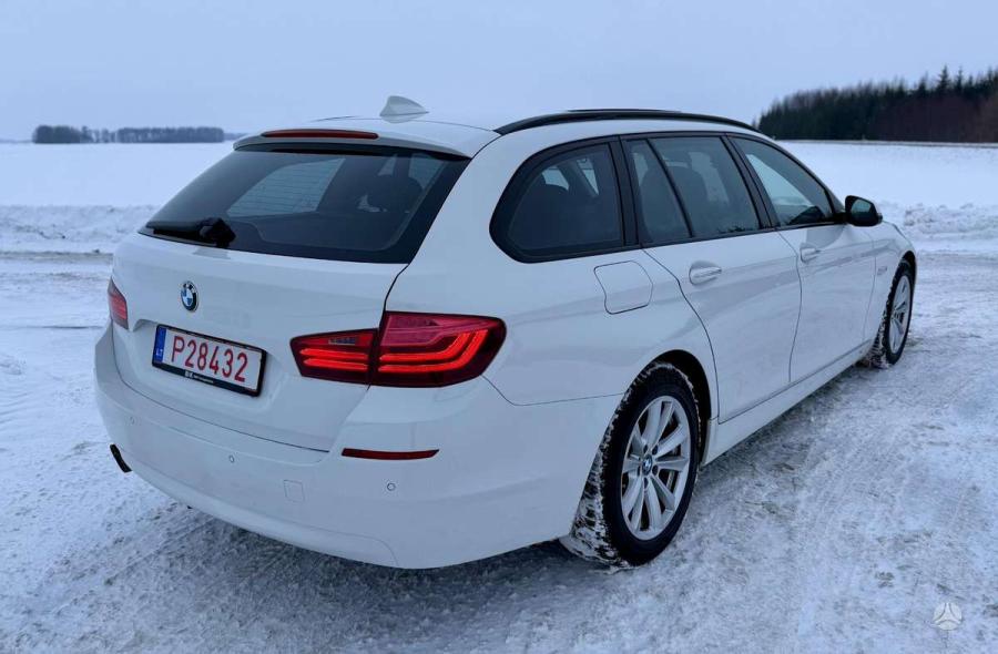 White BMW 530 2014 in Vilnius, with an engine capacity of 2.99 L and mileage of 265 thousand km for 12299 €, photo 11 on AUTOMOTO.COM.LV