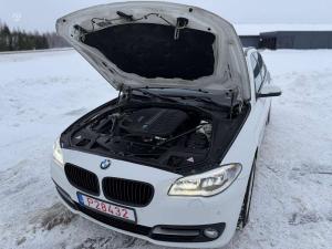 White BMW 530 2014 in Vilnius, with an engine capacity of 2.99 L and mileage of 265 thousand km for 12299 €, photo 29 on AUTOMOTO.COM.LV