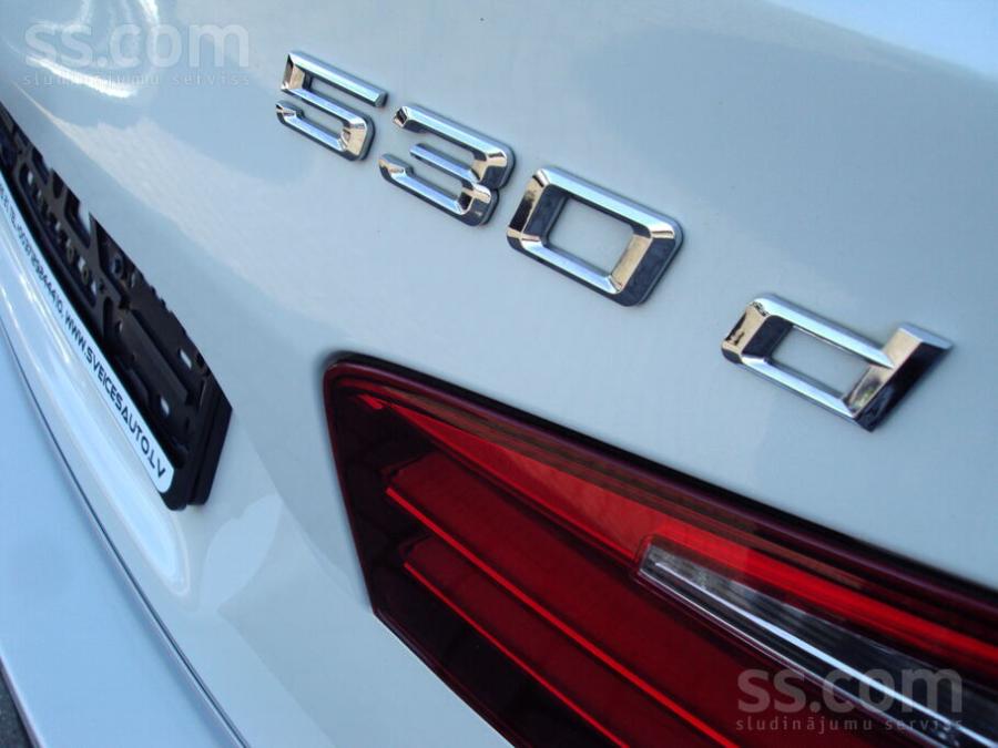 Balts BMW 530 2014 Rīga, ar dzinēja tilpumu 3.00 L un nobraukumu 218 tūkst. km par 13000 €, foto 16 vietnē AUTOMOTO.COM.LV