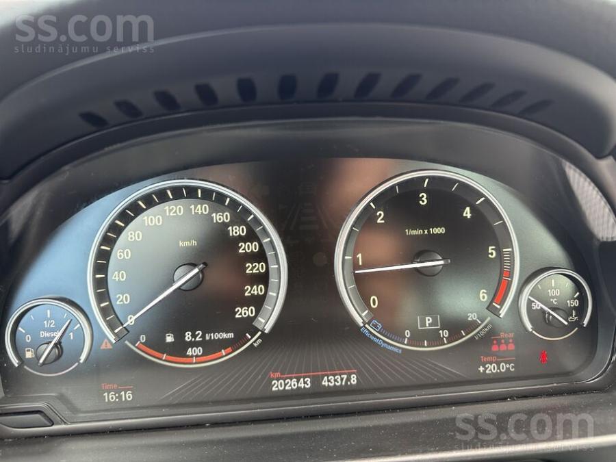 Balts BMW 530 2014 Cēsis, ar dzinēja tilpumu 3.00 L un nobraukumu 203 tūkst. km par 14500 €, foto 15 vietnē AUTOMOTO.COM.LV