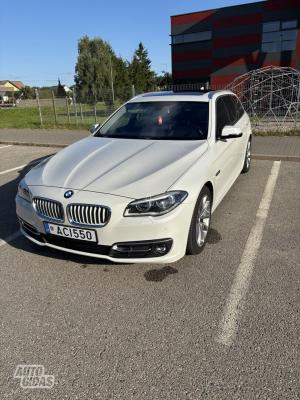 White BMW 530 2014 in Vilnius, with an engine capacity of 3.00 L and mileage of 218 thousand km for 14200 €, photo 14 on AUTOMOTO.COM.LV