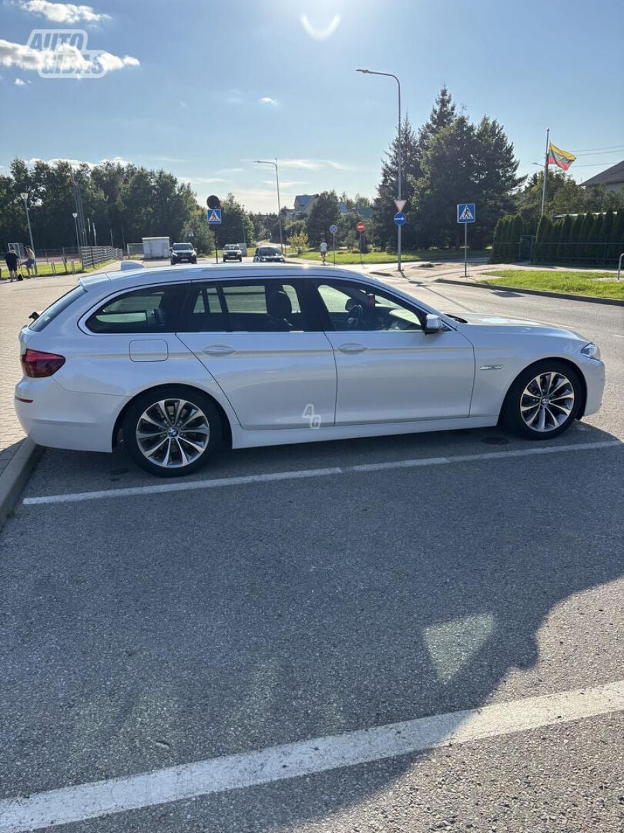 White BMW 530 2014 in Vilnius, with an engine capacity of 3.00 L and mileage of 218 thousand km for 14200 €, photo 16 on AUTOMOTO.COM.LV