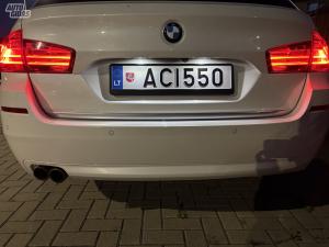 White BMW 530 2014 in Vilnius, with an engine capacity of 3.00 L and mileage of 218 thousand km for 14200 €, photo 30 on AUTOMOTO.COM.LV