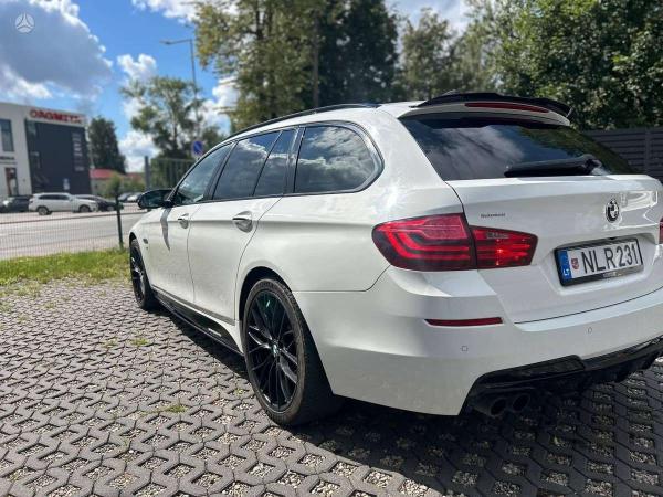 White BMW 530 2014 in Panevezys, with an engine capacity of 2.99 L and mileage of 277 thousand km for 11950 €, photo 11 on AUTOMOTO.COM.LV