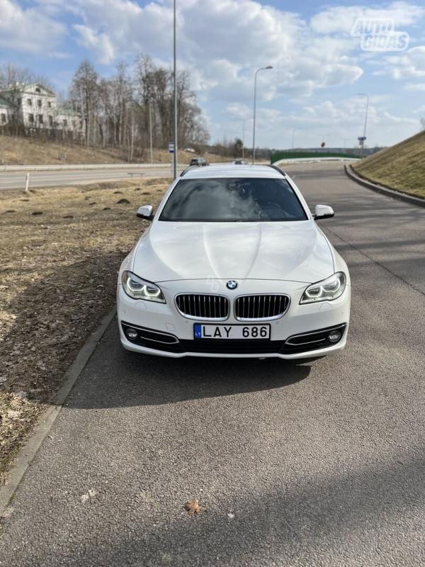 White BMW 530 2015 in Vilnius, with an engine capacity of 3.00 L and mileage of 261 thousand km for 12300 €, photo 1 on AUTOMOTO.COM.LV