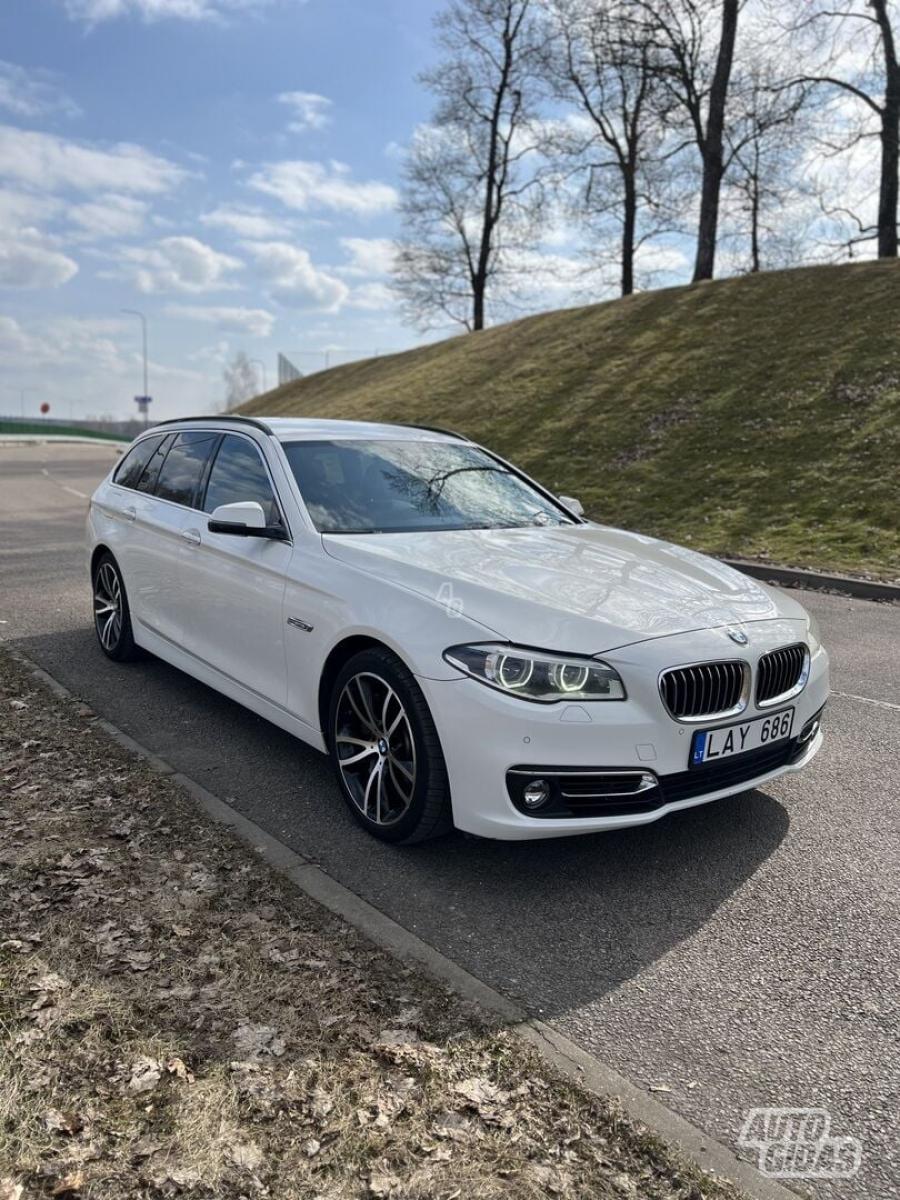 White BMW 530 2015 in Vilnius, with an engine capacity of 3.00 L and mileage of 261 thousand km for 12300 €, photo 2 on AUTOMOTO.COM.LV