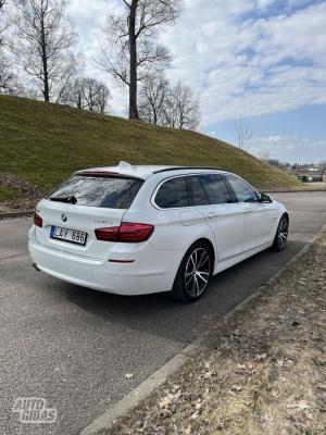 White BMW 530 2015 in Vilnius, with an engine capacity of 3.00 L and mileage of 261 thousand km for 12300 €, photo 3 on AUTOMOTO.COM.LV