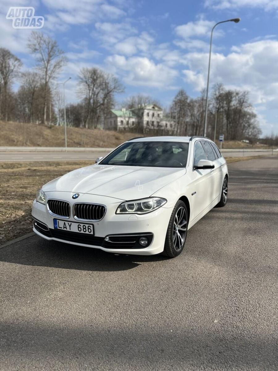 White BMW 530 2015 in Vilnius, with an engine capacity of 3.00 L and mileage of 261 thousand km for 12300 €, photo 4 on AUTOMOTO.COM.LV