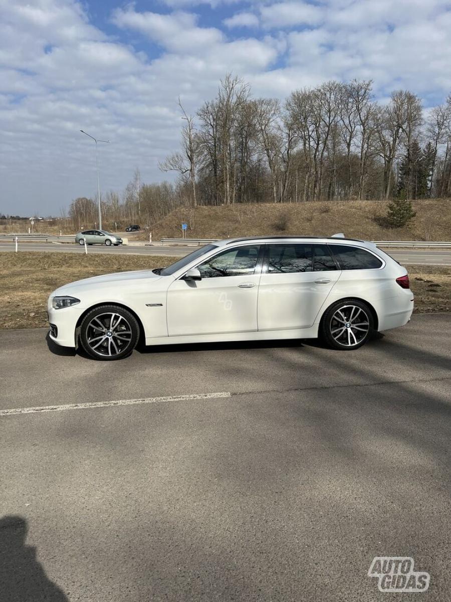 White BMW 530 2015 in Vilnius, with an engine capacity of 3.00 L and mileage of 261 thousand km for 12300 €, photo 5 on AUTOMOTO.COM.LV