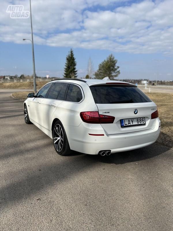 White BMW 530 2015 in Vilnius, with an engine capacity of 3.00 L and mileage of 261 thousand km for 12300 €, photo 6 on AUTOMOTO.COM.LV