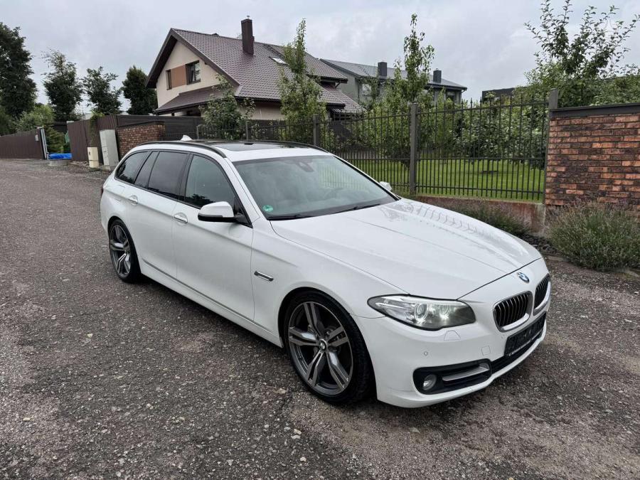 White BMW 530 2015 in Kaunas, with an engine capacity of 2.99 L and mileage of 369 thousand km for 6650 €, photo 3 on AUTOMOTO.COM.LV