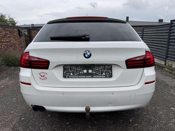 White BMW 530 2015 in Kaunas, with an engine capacity of 2.99 L and mileage of 369 thousand km for 6650 €, photo 6 on AUTOMOTO.COM.LV