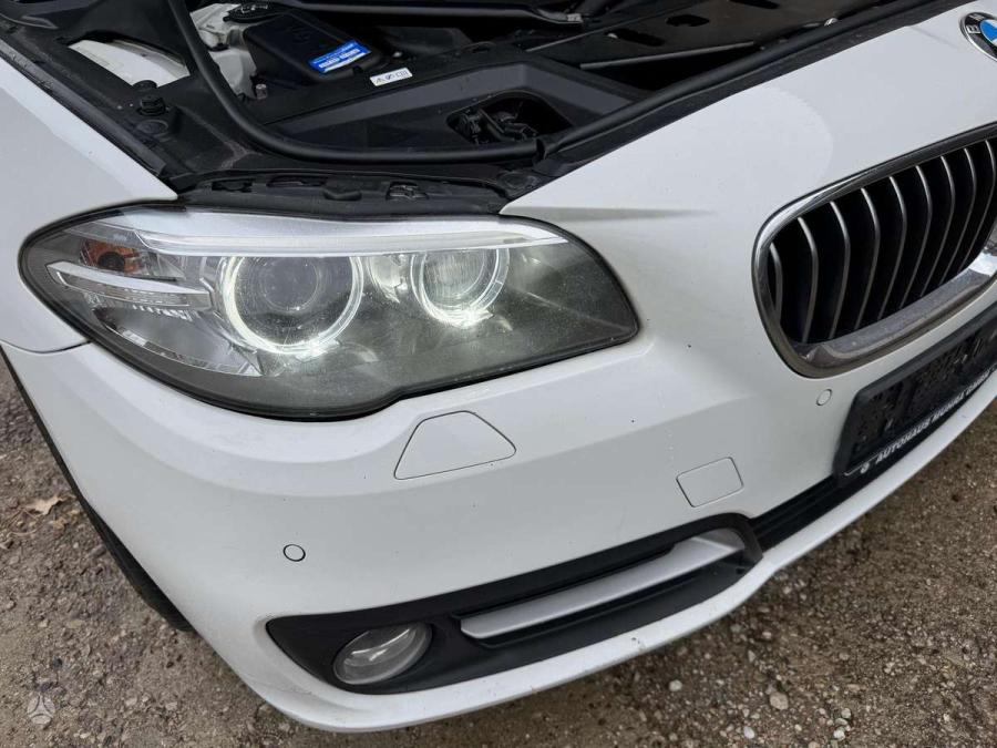 White BMW 530 2015 in Kaunas, with an engine capacity of 2.99 L and mileage of 369 thousand km for 6650 €, photo 25 on AUTOMOTO.COM.LV