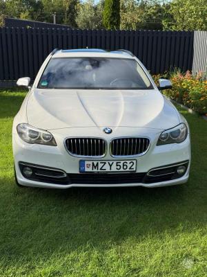 White BMW 530 2015 in Vilnius, with an engine capacity of 2.99 L and mileage of 269 thousand km for 10450 €, photo  on AUTOMOTO.COM.LV