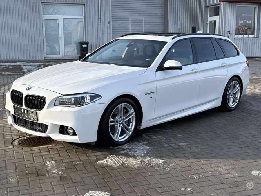 White BMW 530 2016 in Marijampole, with an engine capacity of 2.99 L and mileage of 185 thousand km for 13500 €, photo 7 on AUTOMOTO.COM.LV