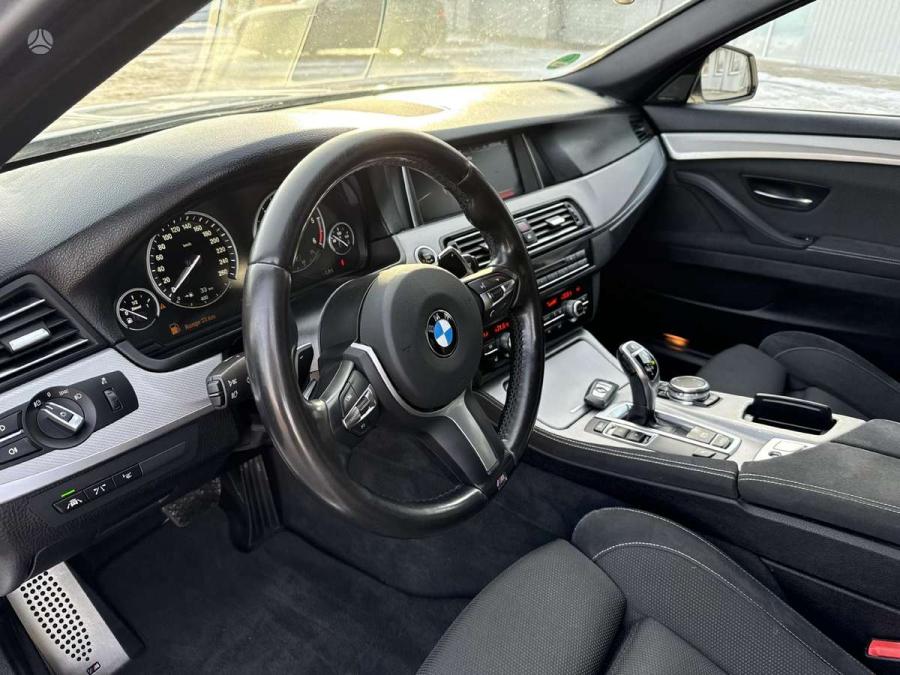 White BMW 530 2016 in Marijampole, with an engine capacity of 2.99 L and mileage of 185 thousand km for 13500 €, photo 10 on AUTOMOTO.COM.LV