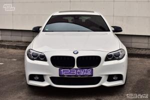 White BMW 530 2016 in Kretinga, with an engine capacity of 3.00 L and mileage of 262 thousand km for 12750 €, photo 3 on AUTOMOTO.COM.LV