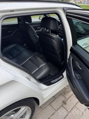 White BMW 530 2016 in Jelgava, with an engine capacity of 3.00 L and mileage of 331 thousand km for 15900 €, photo 14 on AUTOMOTO.COM.LV