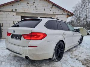 White BMW 530 2017 in Panevezys, with an engine capacity of 2.99 L and mileage of 202 thousand km for 11600 €, photo 6 on AUTOMOTO.COM.LV