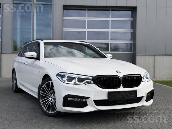 White BMW 530 2017 in Riga, with an engine capacity of 3.00 L and mileage of 272 thousand km for 20999 €, photo 4 on AUTOMOTO.COM.LV