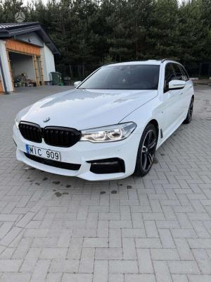 White BMW 530 2017 in Vilnius, with an engine capacity of 2.99 L and mileage of 350 thousand km for 19500 €, photo 3 on AUTOMOTO.COM.LV