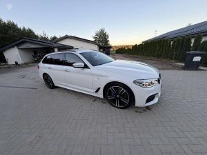 White BMW 530 2017 in Vilnius, with an engine capacity of 2.99 L and mileage of 350 thousand km for 19500 €, photo 5 on AUTOMOTO.COM.LV