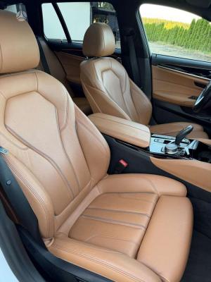 White BMW 530 2017 in Vilnius, with an engine capacity of 2.99 L and mileage of 350 thousand km for 19500 €, photo 18 on AUTOMOTO.COM.LV