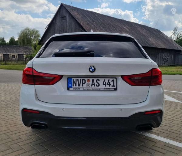 White BMW 530 2017 in Panevezys, with an engine capacity of 2.99 L and mileage of 210 thousand km for 18400 €, photo 7 on AUTOMOTO.COM.LV
