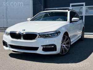White BMW 530 2017 in Jelgava, with an engine capacity of 3.00 L and mileage of 218 thousand km for 21300 €, photo  on AUTOMOTO.COM.LV