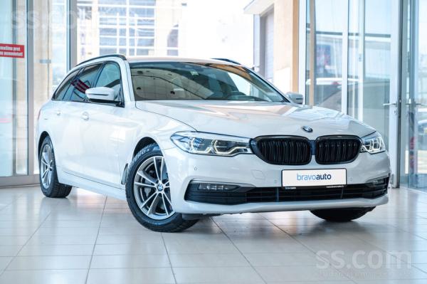 White BMW 530 2018 in Riga, with an engine capacity of 3.00 L and mileage of 156 thousand km for 4200 €, photo 2 on AUTOMOTO.COM.LV