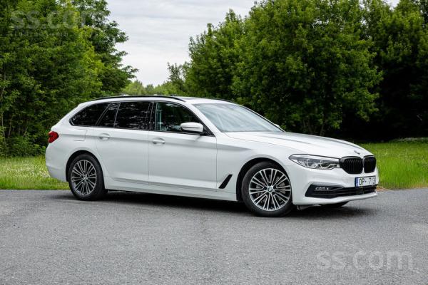 White BMW 530 2018 in Riga, with an engine capacity of 3.00 L and mileage of 164 thousand km for 20200 €, photo 2 on AUTOMOTO.COM.LV