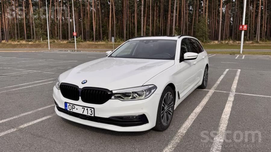 Белый БМВ 530 2018 в Рига, объемом двигателя 3.00 л и пробегом 164 тыс. км за 18500 €, фото 1 на AUTOMOTO.COM.LV