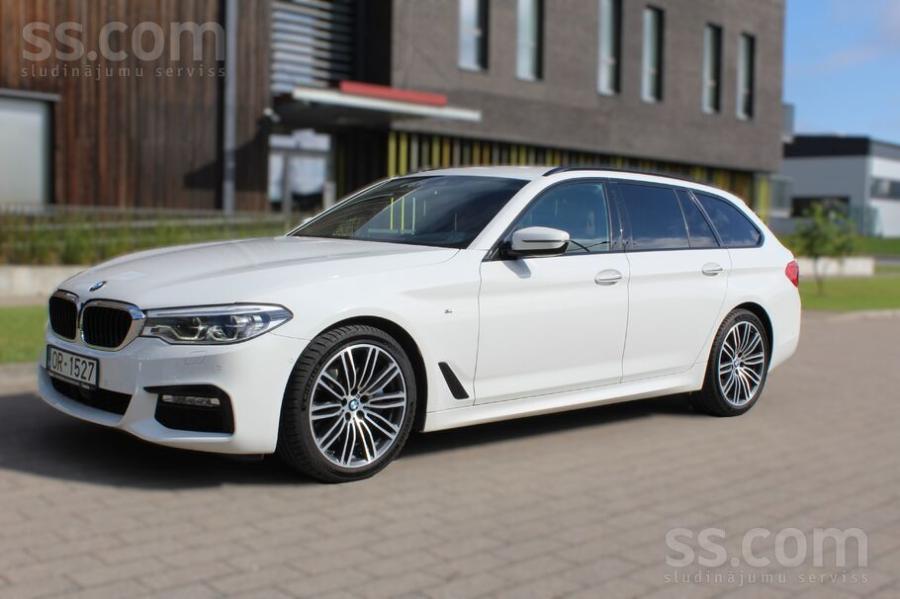 White BMW 530 2018 in Jelgava, with an engine capacity of 3.00 L and mileage of 279 thousand km for 19500 €, photo 1 on AUTOMOTO.COM.LV