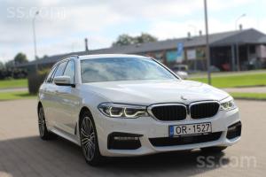 White BMW 530 2018 in Jelgava, with an engine capacity of 3.00 L and mileage of 279 thousand km for 19500 €, photo 3 on AUTOMOTO.COM.LV