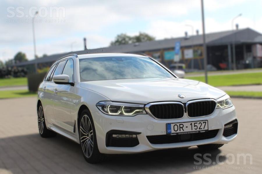 White BMW 530 2018 in Jelgava, with an engine capacity of 3.00 L and mileage of 279 thousand km for 19500 €, photo 3 on AUTOMOTO.COM.LV