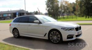 White BMW 530 2018 in Jelgava, with an engine capacity of 3.00 L and mileage of 279 thousand km for 19500 €, photo 4 on AUTOMOTO.COM.LV