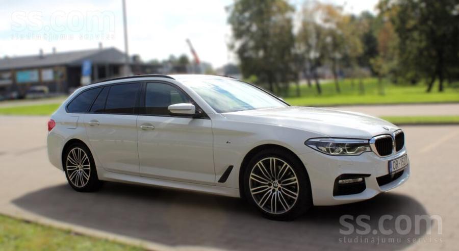 White BMW 530 2018 in Jelgava, with an engine capacity of 3.00 L and mileage of 279 thousand km for 19500 €, photo 4 on AUTOMOTO.COM.LV
