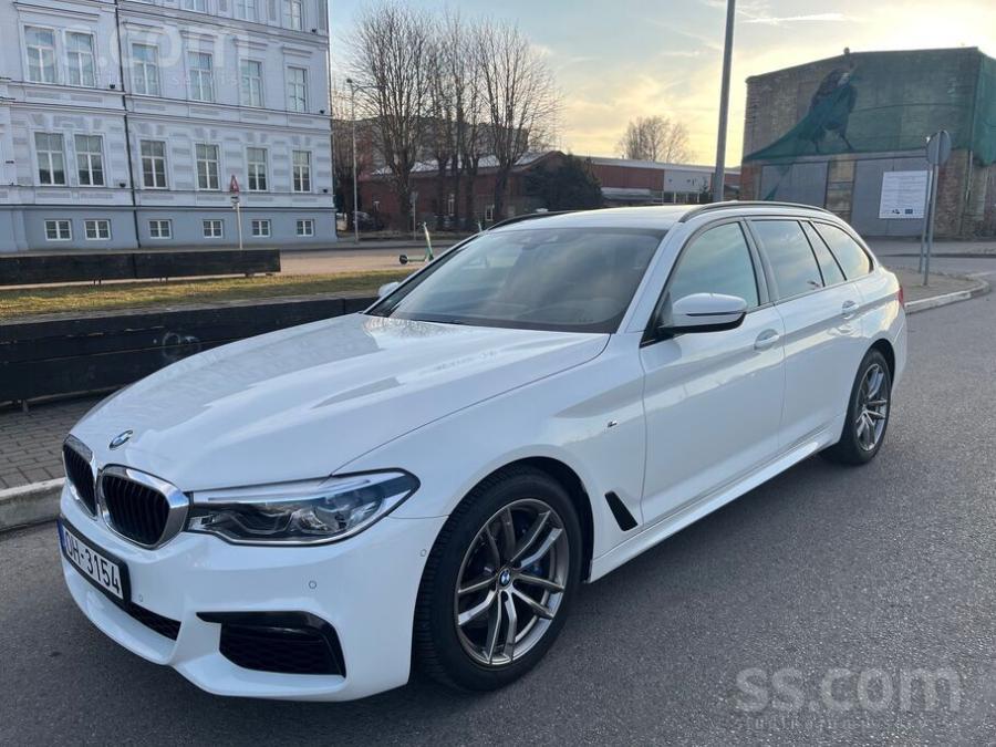 White BMW 530 2019 in Liepaja, with an engine capacity of 3.00 L and mileage of 162 thousand km for 26500 €, photo 4 on AUTOMOTO.COM.LV
