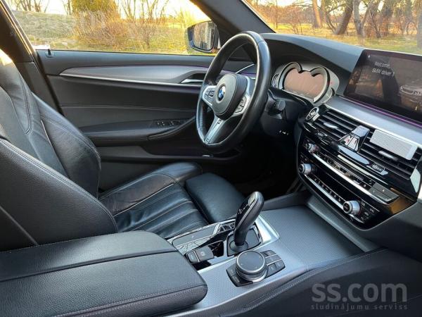 White BMW 530 2019 in Liepaja, with an engine capacity of 3.00 L and mileage of 162 thousand km for 26500 €, photo 9 on AUTOMOTO.COM.LV