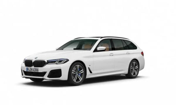 White BMW 530 2020 in Riga, with an engine capacity of 3.00 L and mileage of 82 thousand km for 38900 €, photo 1 on AUTOMOTO.COM.LV