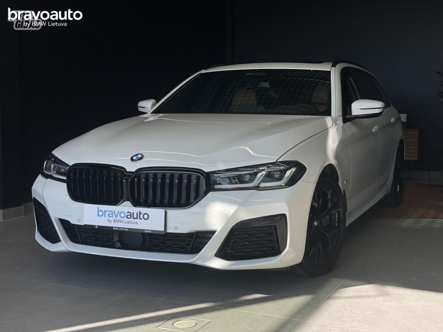 White BMW 530 2021 in Klaipeda, with an engine capacity of 3.00 L and mileage of 180 thousand km for 31881 €, photo 1 on AUTOMOTO.COM.LV
