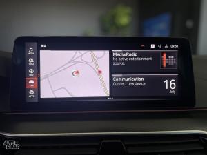 White BMW 530 2021 in Klaipeda, with an engine capacity of 3.00 L and mileage of 180 thousand km for 31881 €, photo 18 on AUTOMOTO.COM.LV