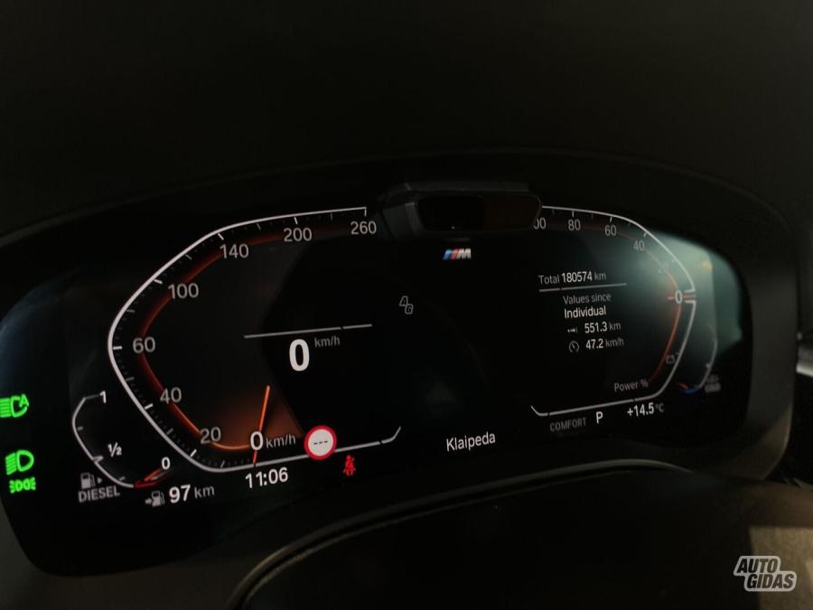 White BMW 530 2021 in Klaipeda, with an engine capacity of 3.00 L and mileage of 180 thousand km for 28955 €, photo 19 on AUTOMOTO.COM.LV