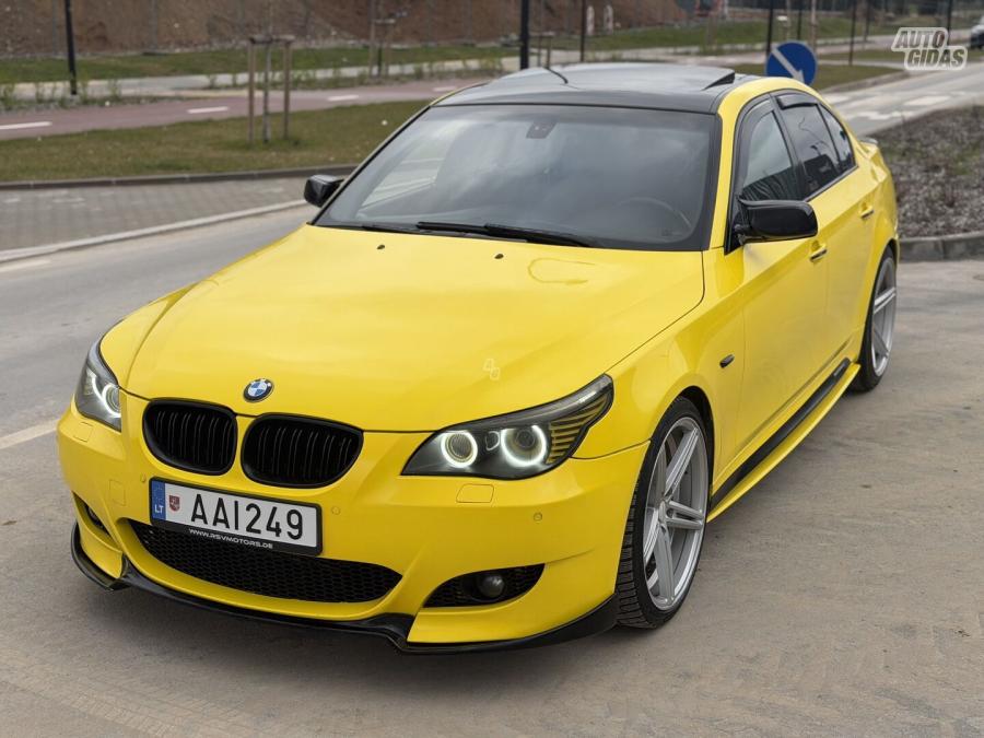 Yellow BMW 530 2004 in Vilnius, with an engine capacity of 3.00 L and mileage of 305 thousand km for 6350 €, photo 3 on AUTOMOTO.COM.LV