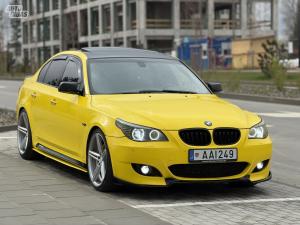 Yellow BMW 530 2004 in Vilnius, with an engine capacity of 3.00 L and mileage of 305 thousand km for 6350 €, photo 12 on AUTOMOTO.COM.LV